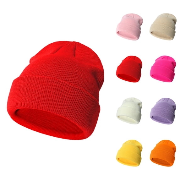 Baby Knit Beanie Hat Soft Stretchy Winter Warm Cap for Boys Girls Age 3 ...