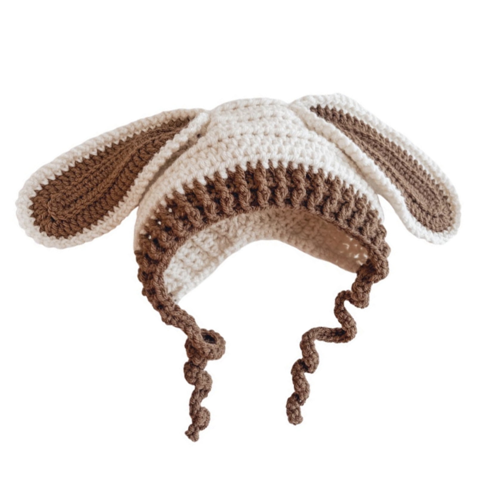Baby Knitted Hat Soft Breathable Beanies Cap with Chin Strap Neonatal ...