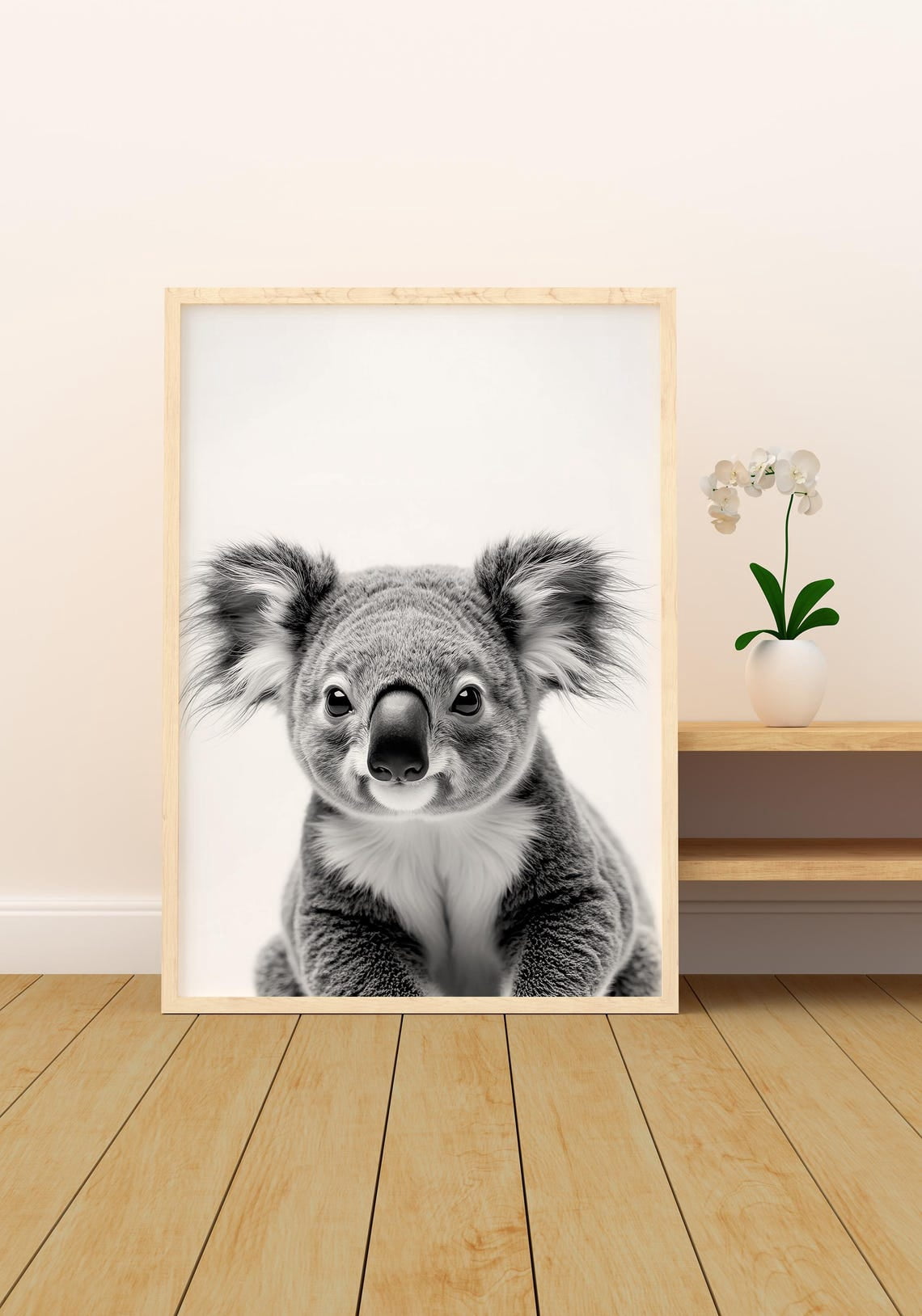 Baby Koala Adorable Wildlife Cute Nursery Poster Unframed Paper Print ...