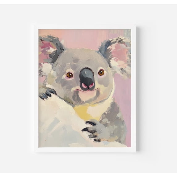Baby Koala Print, Cute Koala Poster, Print , Trendy Nursery Art, Room ...
