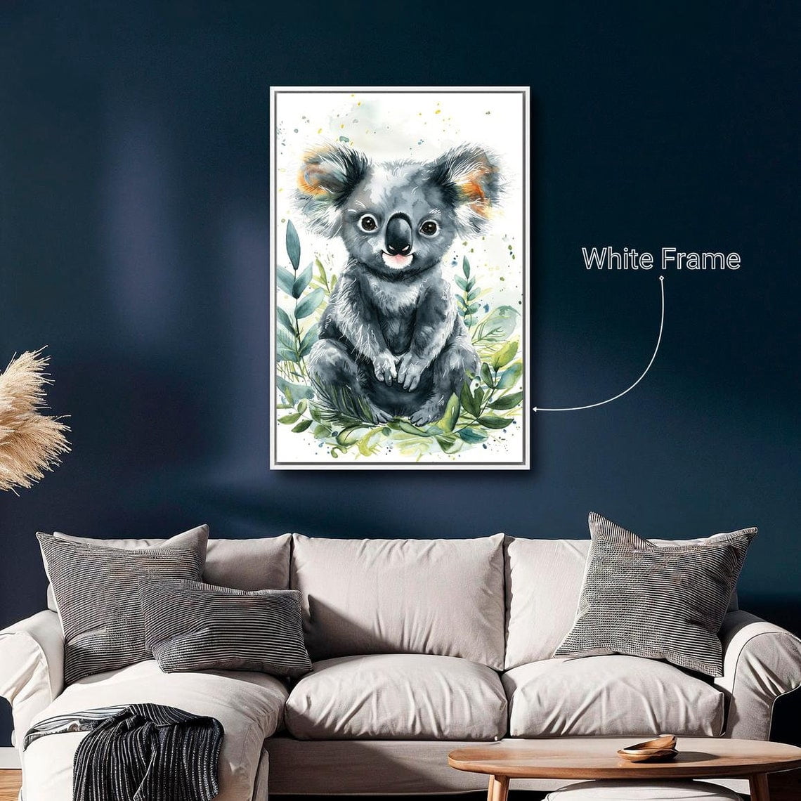 Baby Koala Wall Art Cute Australian Animal Poster Nursery Wall Decor ...
