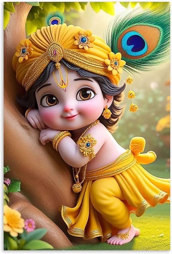 Unbranded Laddu Gopal Poster, 12 X 18 Inch - Walmart.com