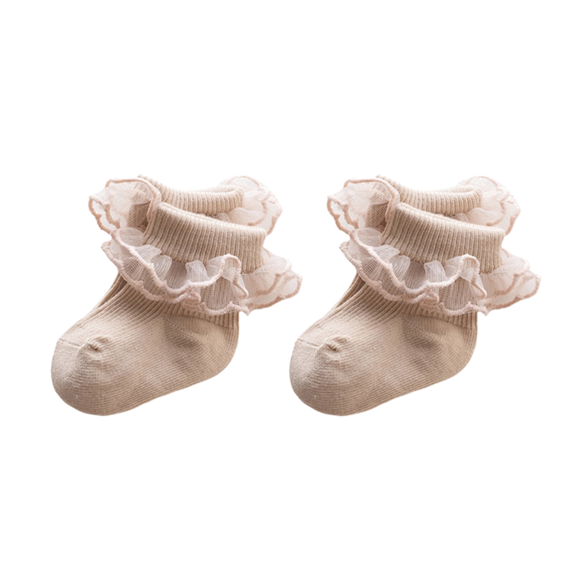 Baby Lace Socks Baby Girl Ruffle Frilly Socks Ankle Sock for Newborn ...