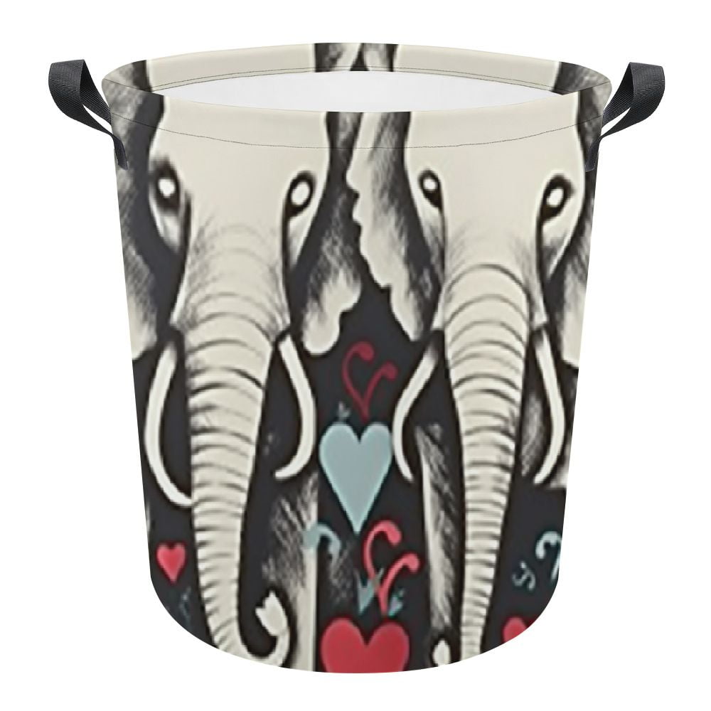 Baby Laundry Basket Cute Elephant Hamper Baby Hamper for Nursery Boy ...