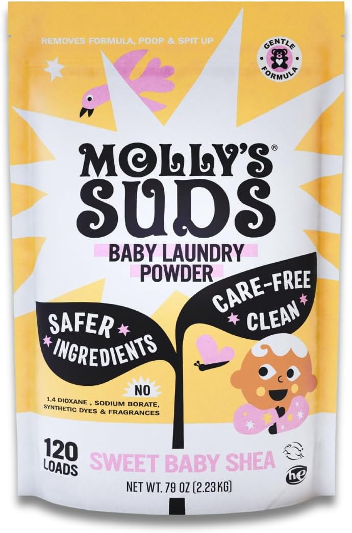 Baby Laundry Detergent Powder | Removes Formula, Poop & Spit-Up Stains ...