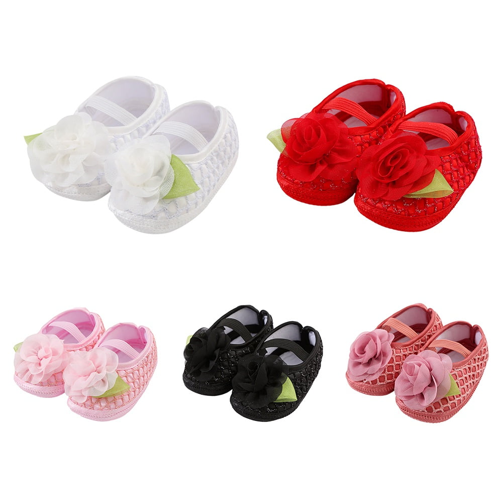Baby Learning Walking Shoes Sweet Princess Shoes Imitation Pearls ...