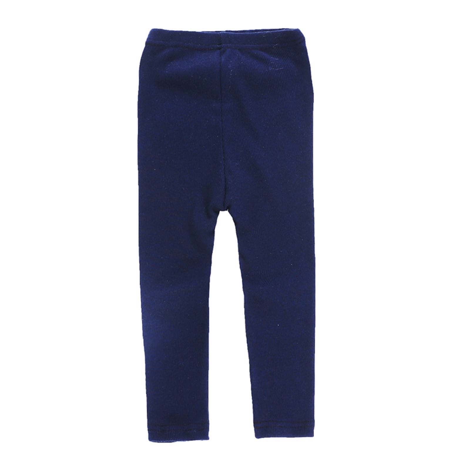 Baby Leggings Toddler Kids Boys Girls Candy Color Elastic Waist Skinny ...