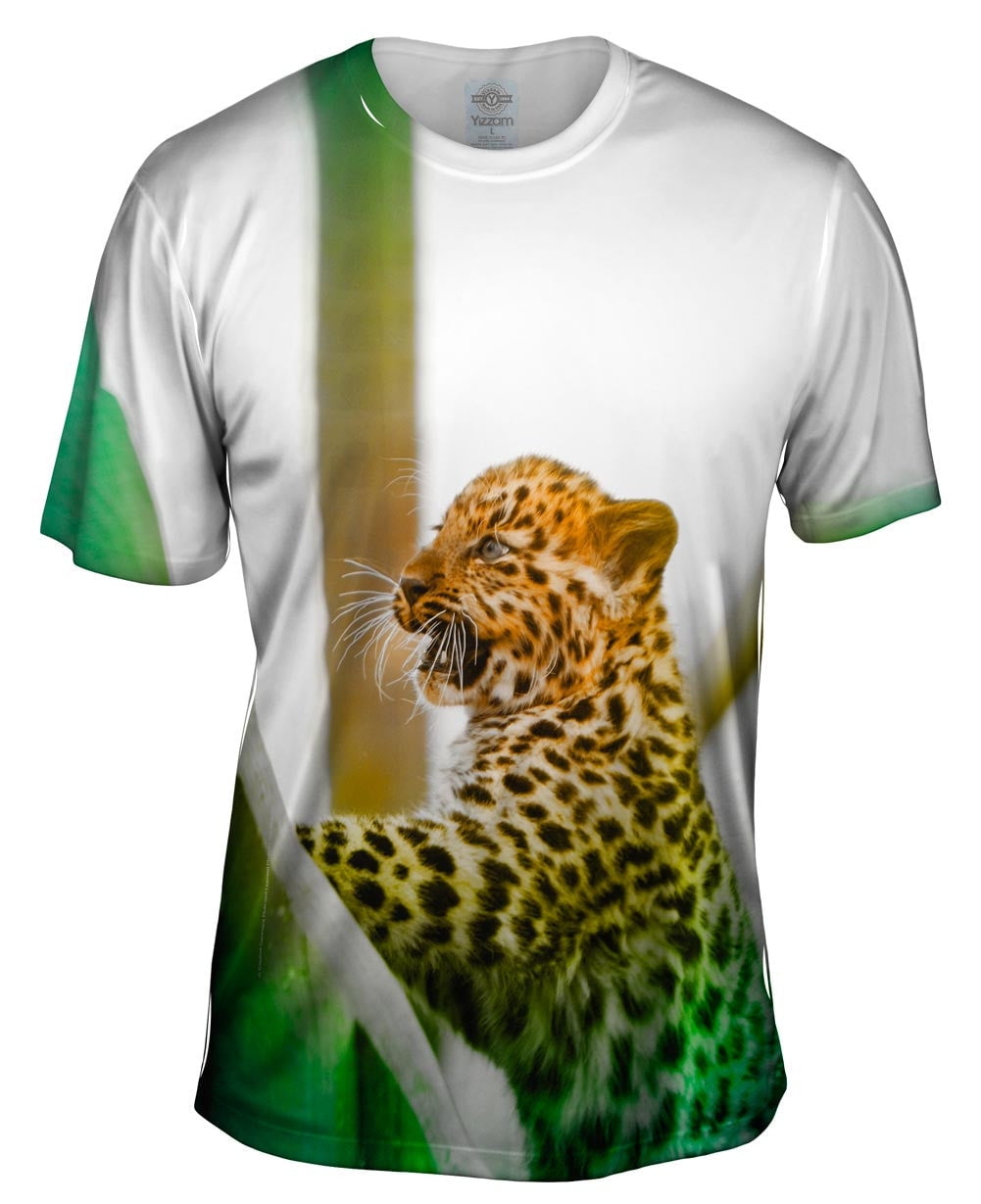 Baby Leopard Chomps Mens T-Shirt All Over Print - Walmart.com