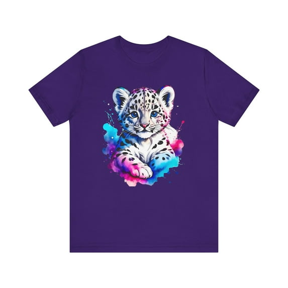 Baby Leopard Shirt, Cute Leopard Tee Shirt, Animal T-Shirt, Gepard Top ...