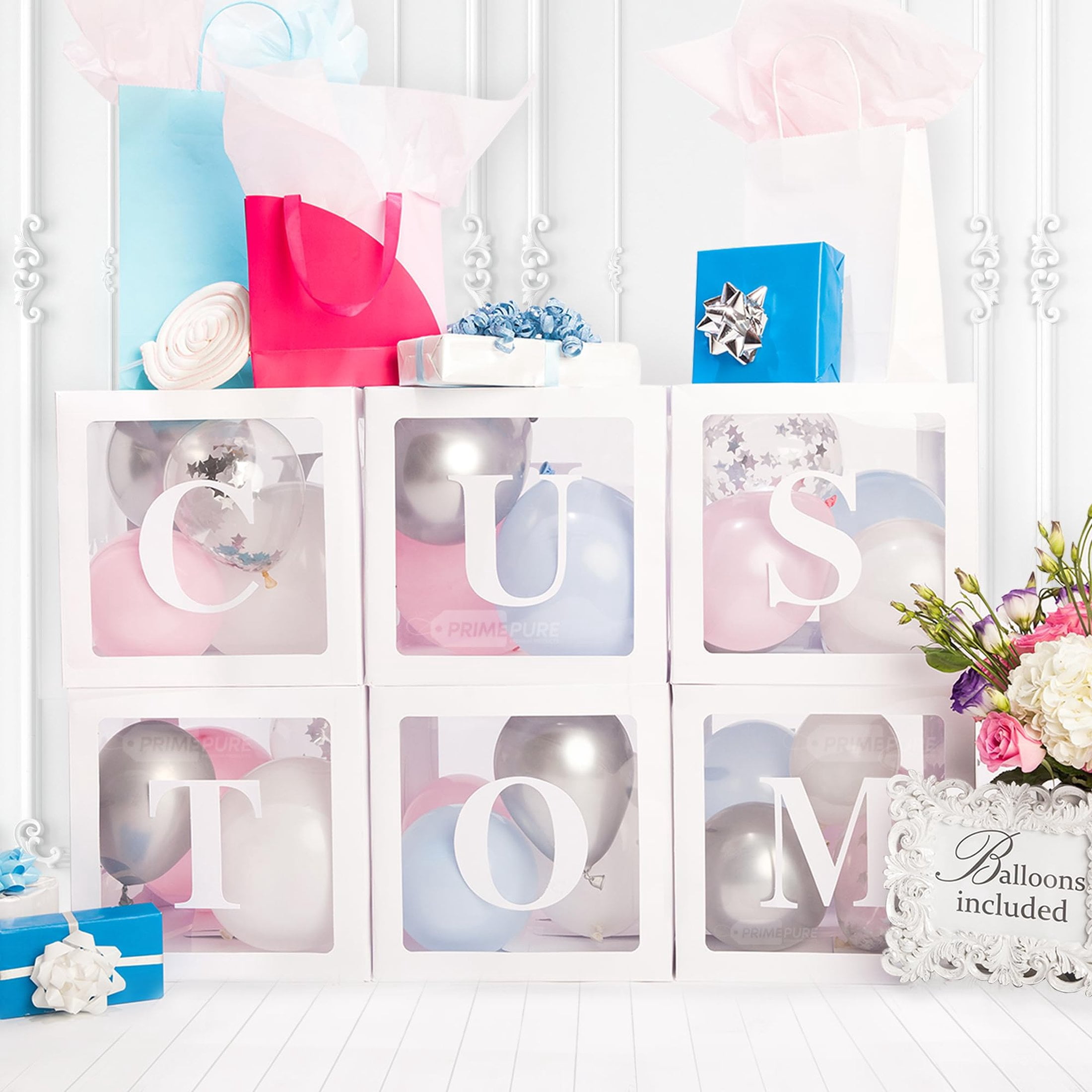 Baby Letter Block Balloon Box - The perfect decoration for your baby ...