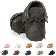 Infant Baby Boys and Girls Moccasins Sneakers Premium Soft Sole Tassels Prewalker Anti-Slip ...