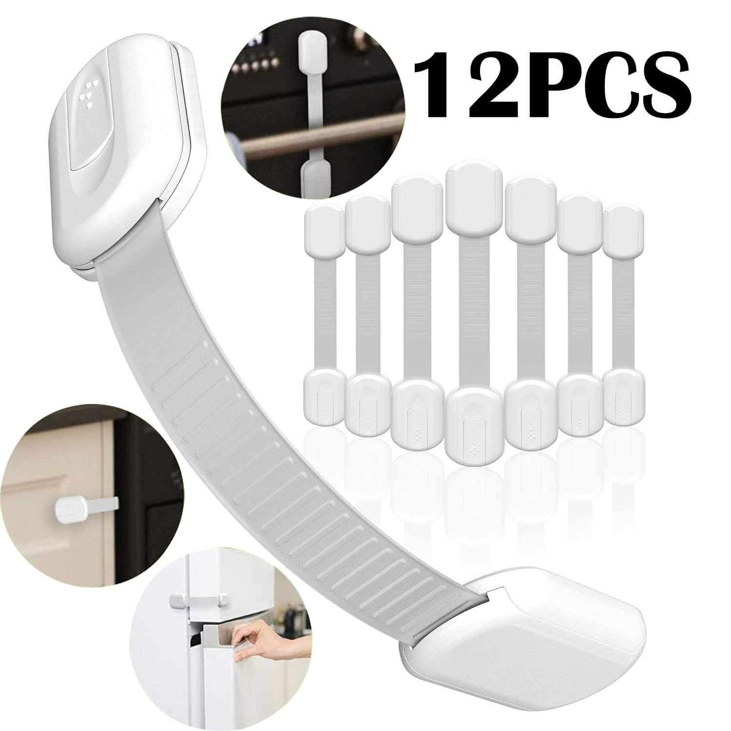 Baby Locks (12-Pack) Child Safety Cabinet Proofing - Safe Quick and ...