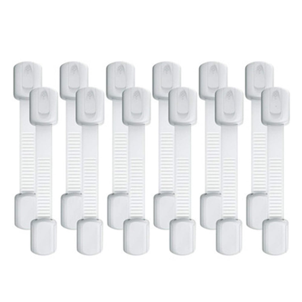 Baby Locks Child Safety Straps Cabinet Drawer Door Latches (12-Pack ...