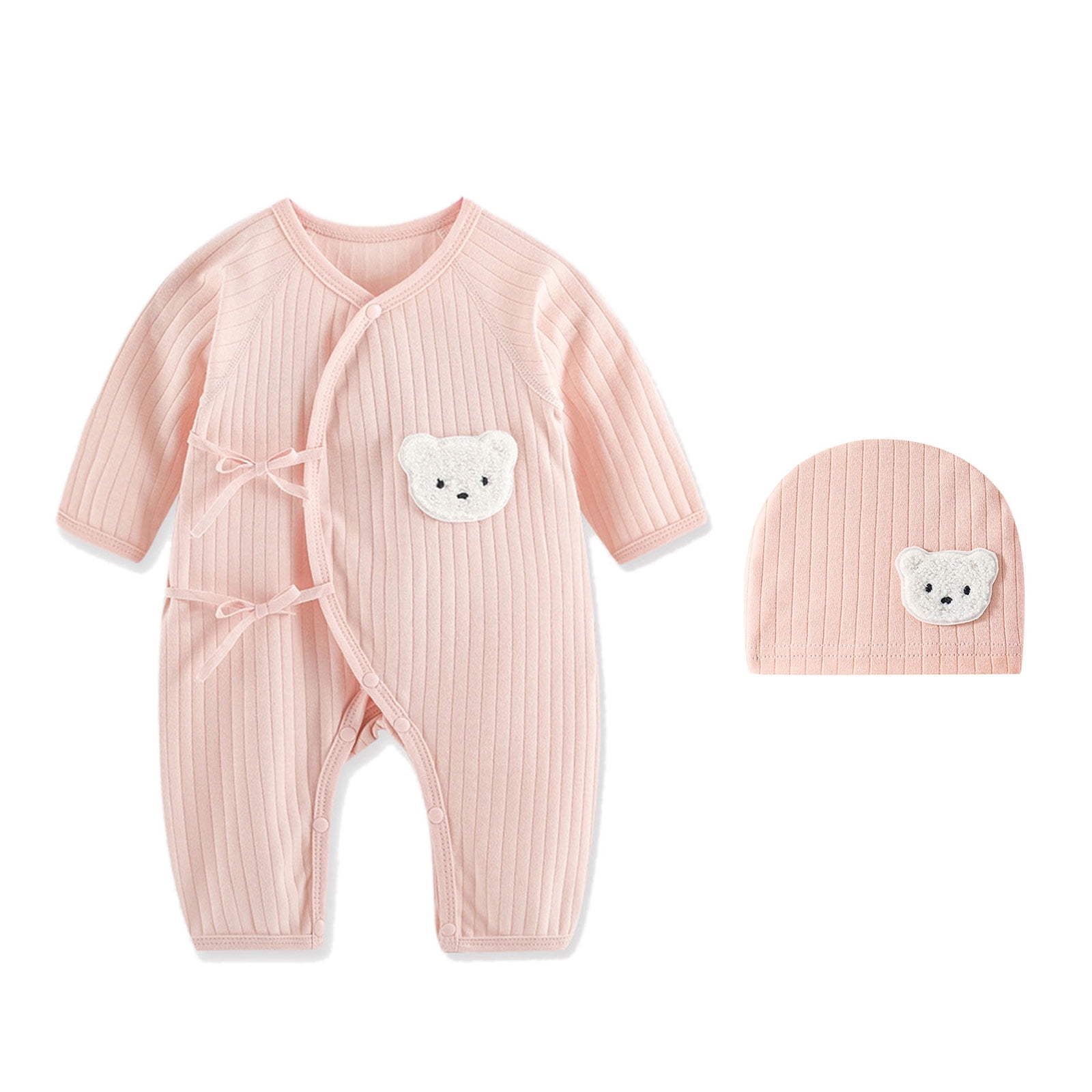 Baby Long Sleeved Jumpsuit & Skull Hat Romper Spring Autumn Breathable ...