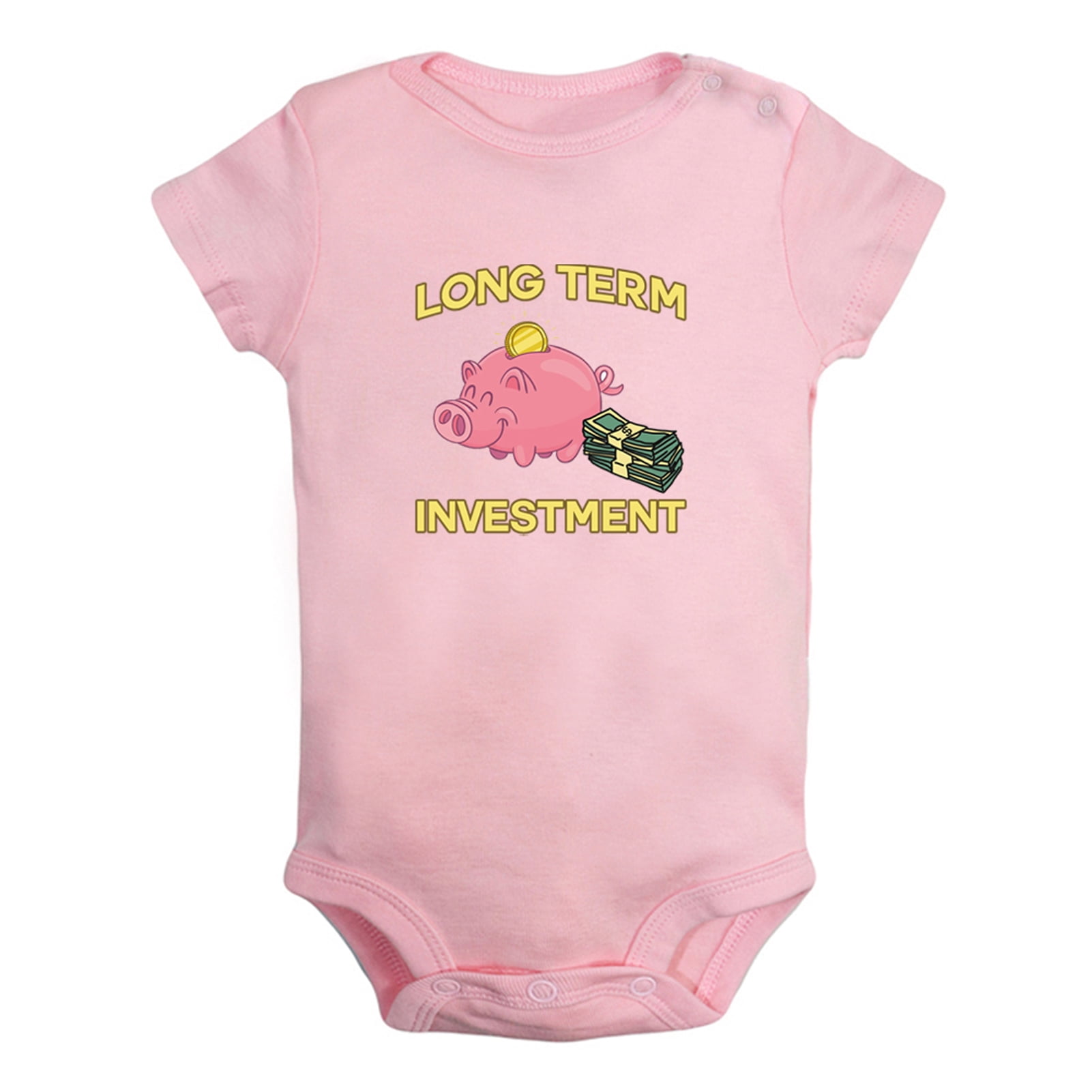 Baby Long Term Investment Funny Rompers Newborn Bodysuit Infant ...