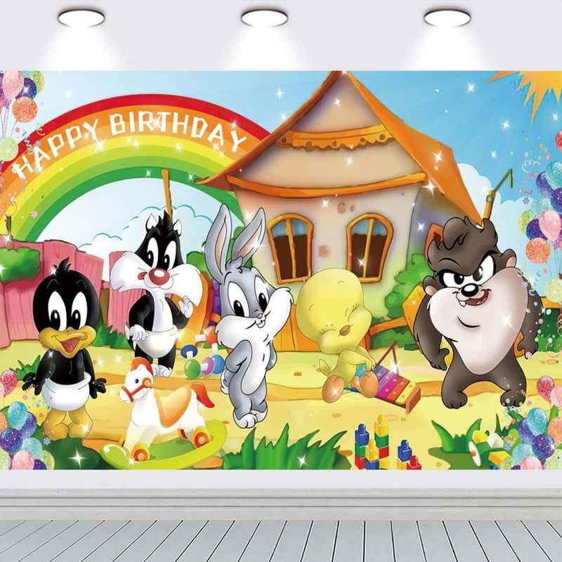 Baby Looney Tunes Taspestry Wall Decor Backdrop Banner Party Supplies ...