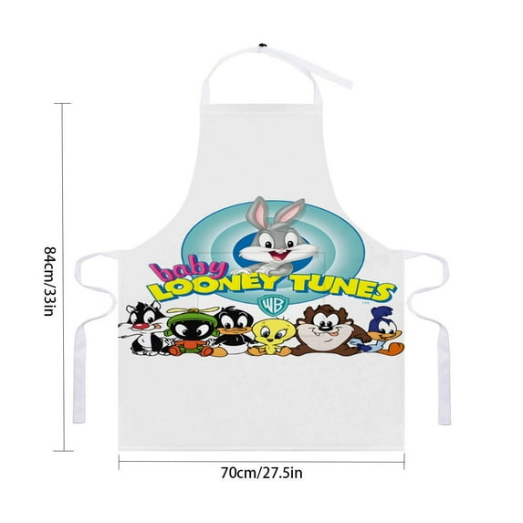 Baby Looney Tunes apron with pockets, waterproof for adults, kitchen ...