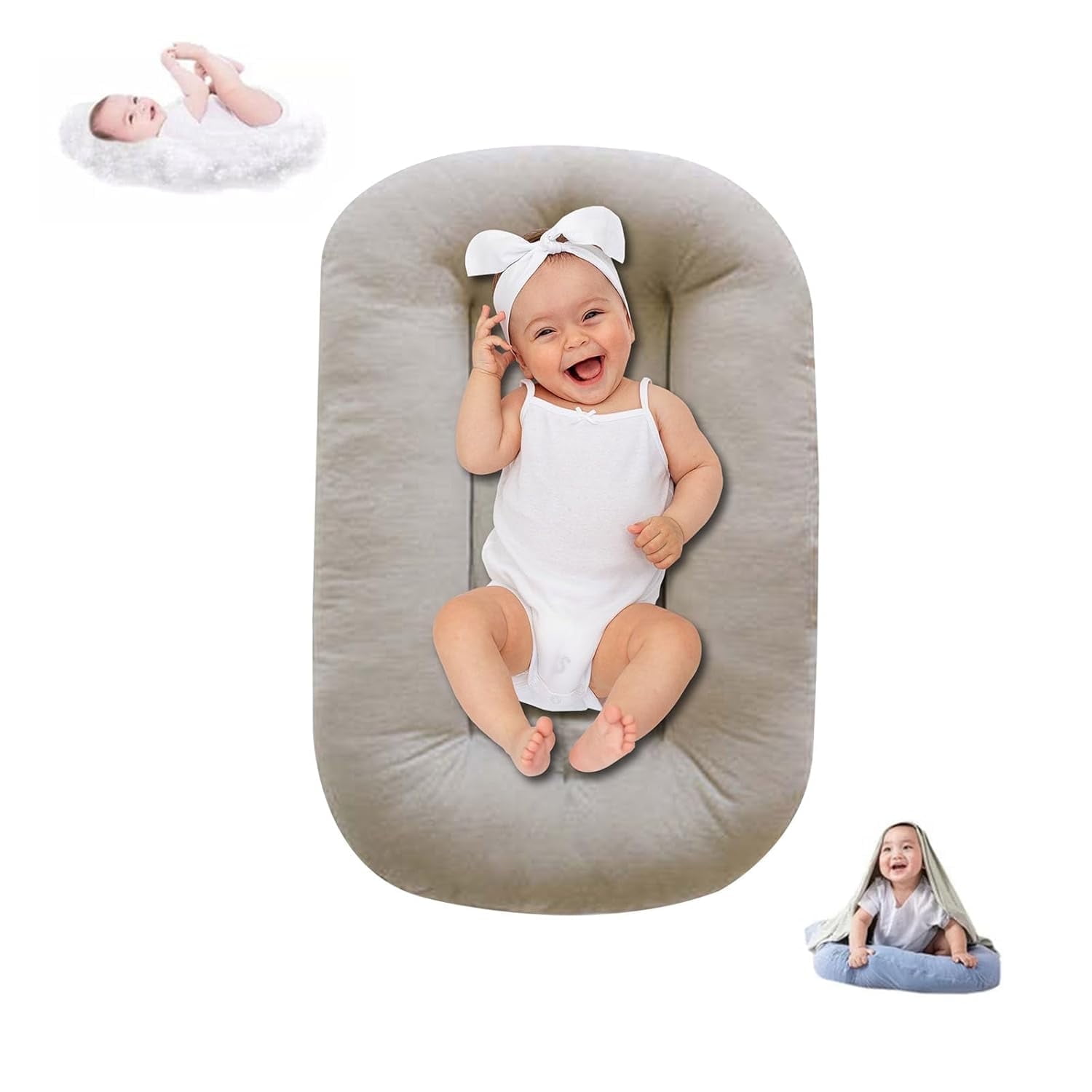 Baby Lounger Pillow For Infants Babies 0 12 Months Lounger For Baby ...