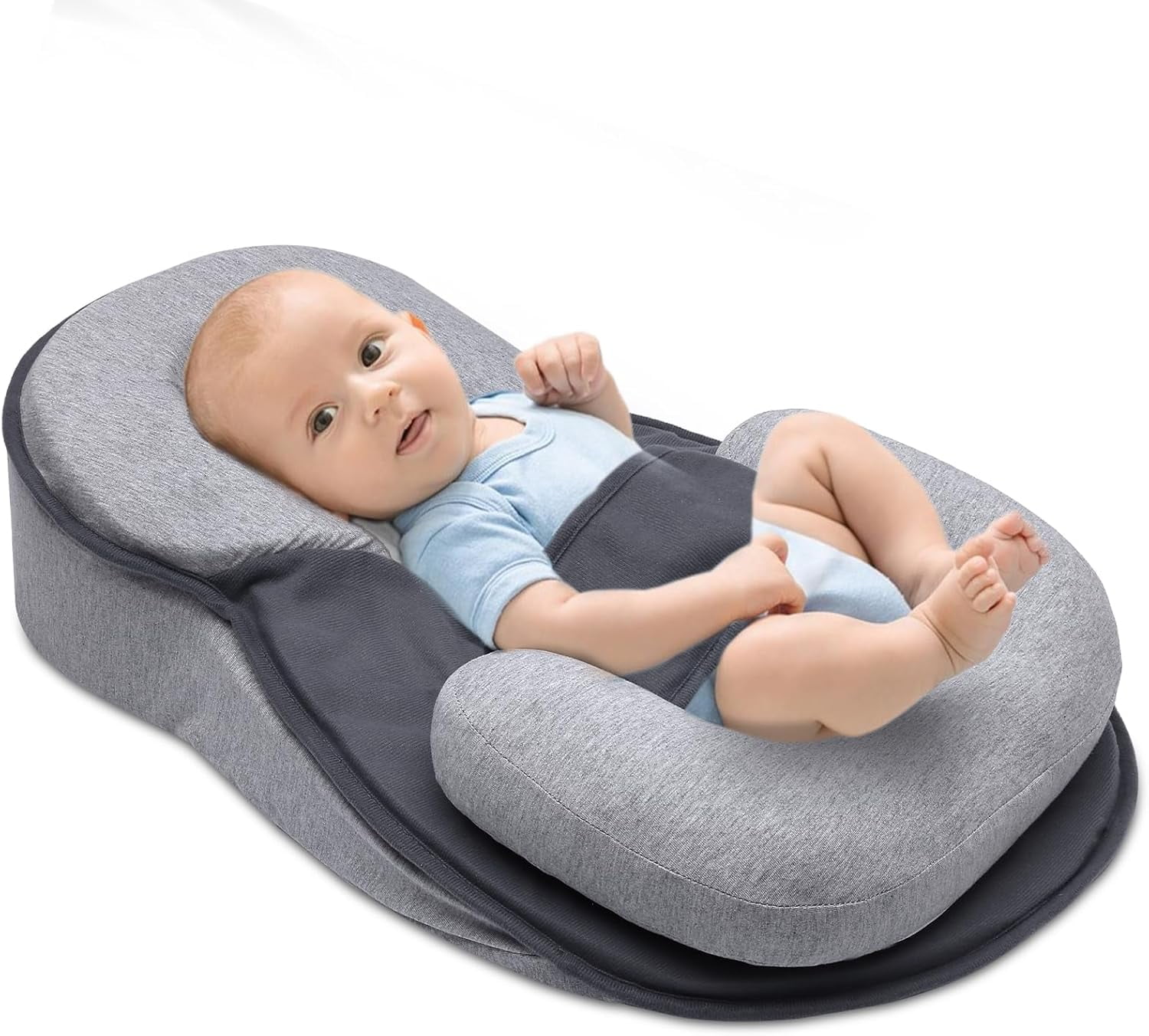 Baby Lounger Pillow for Infant Support Cushion Reflux Breastfeeding ...