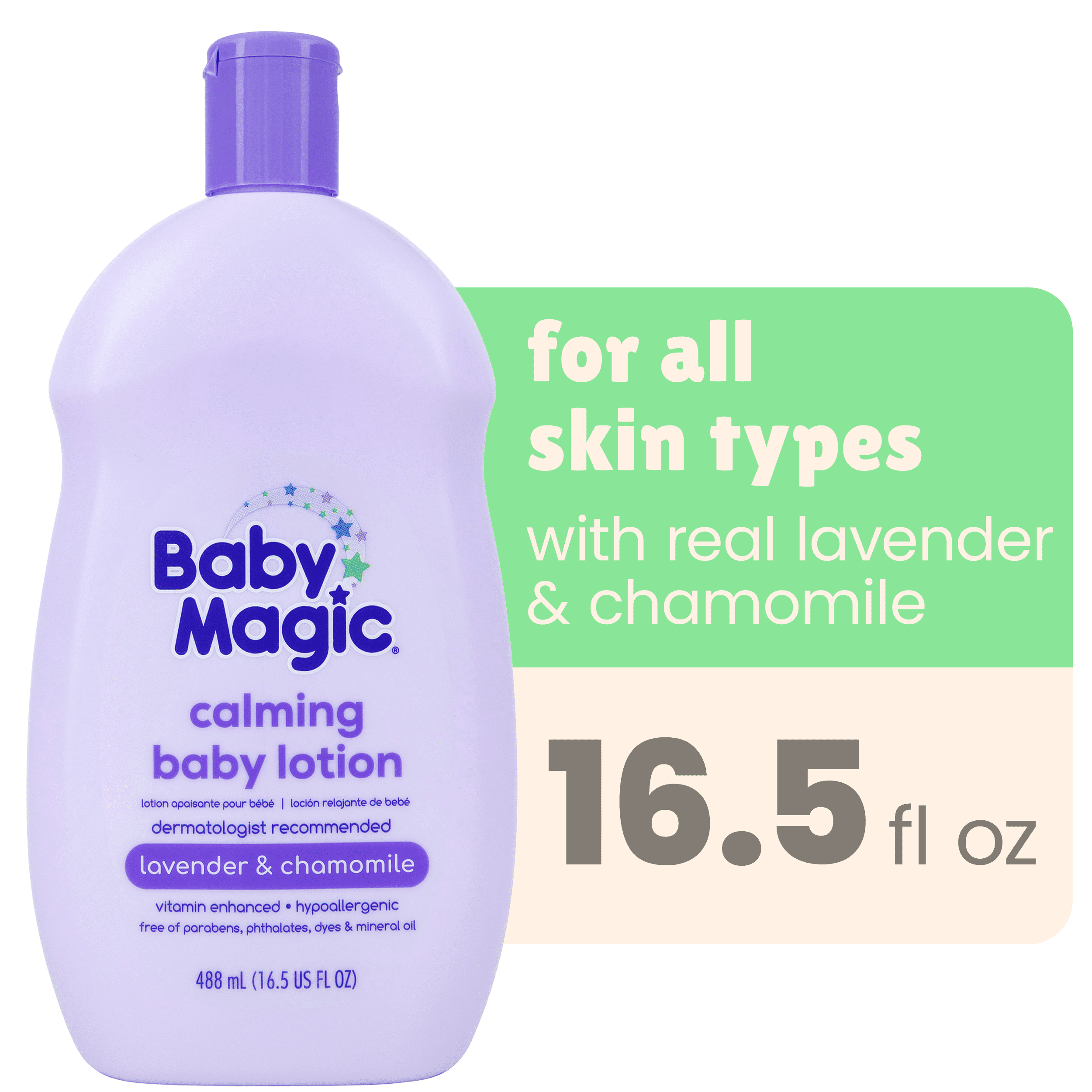 Baby Magic Calming Lotion, Bedtime, Creamy Nighttime, Lavender ...