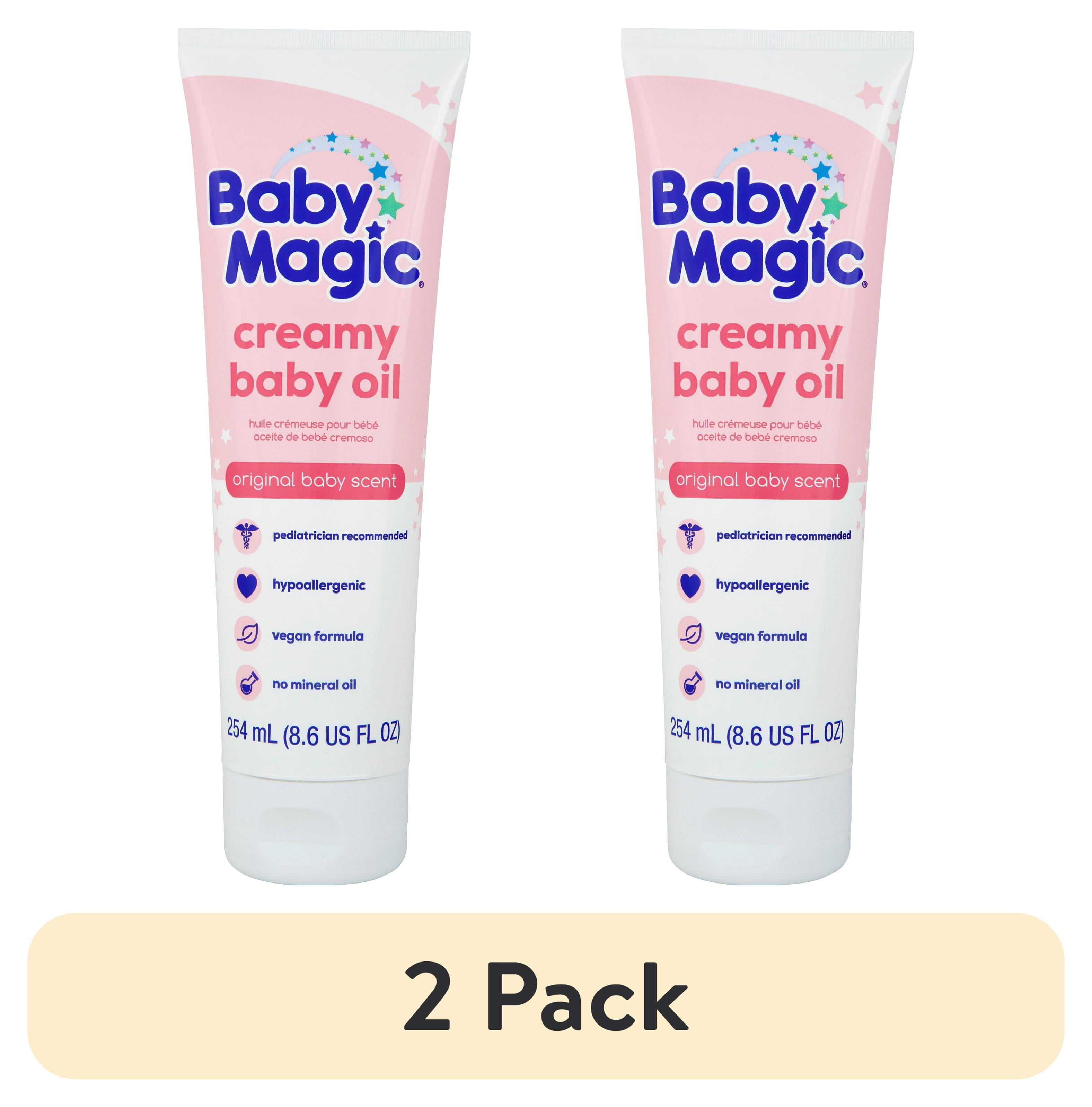 (2 pack) Baby Magic Creamy Baby Oil Lotion, Original Baby Scent ...