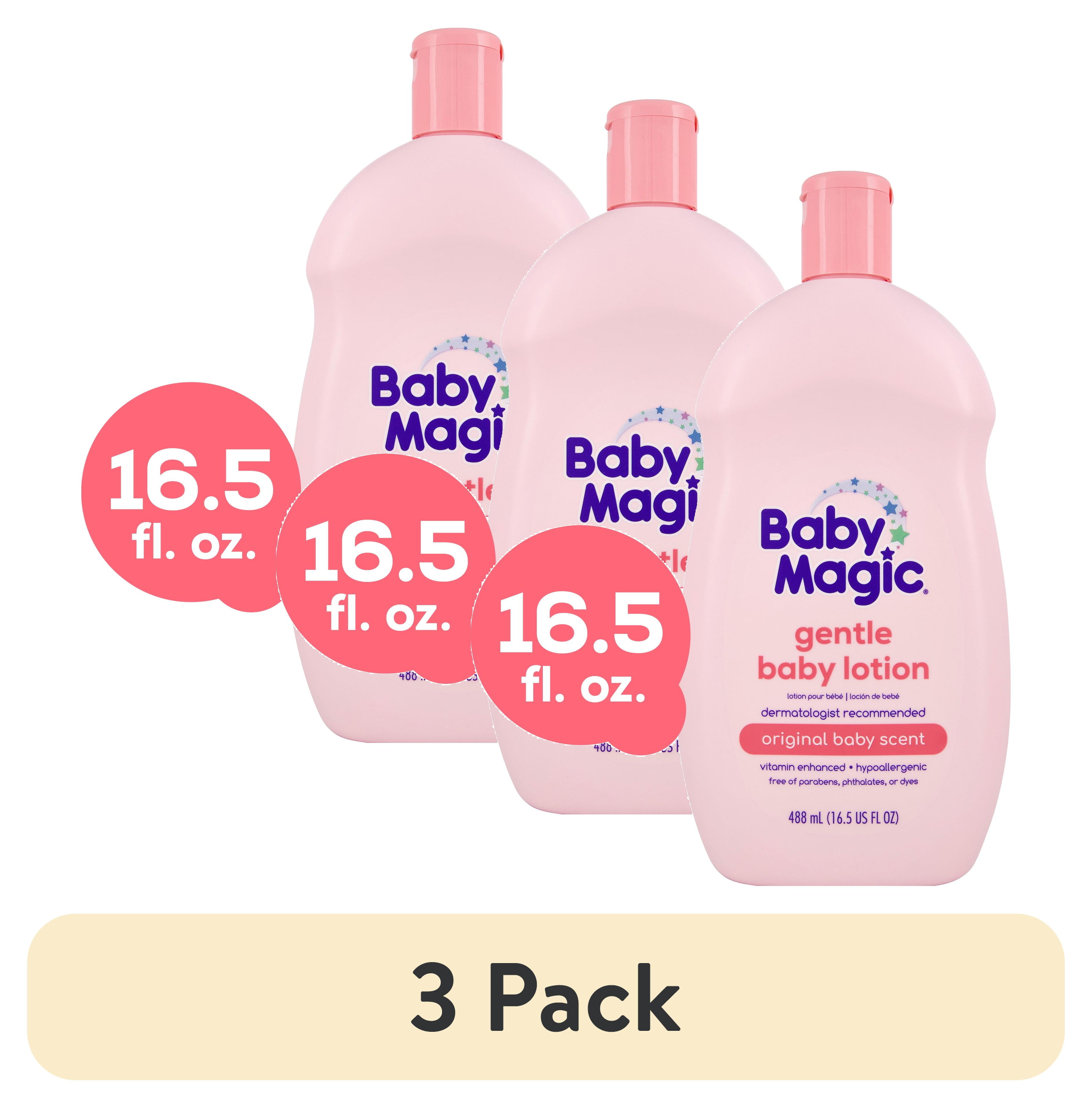 (3 pack) Baby Magic Gentle Lotion with Original Baby Scent, Free of ...