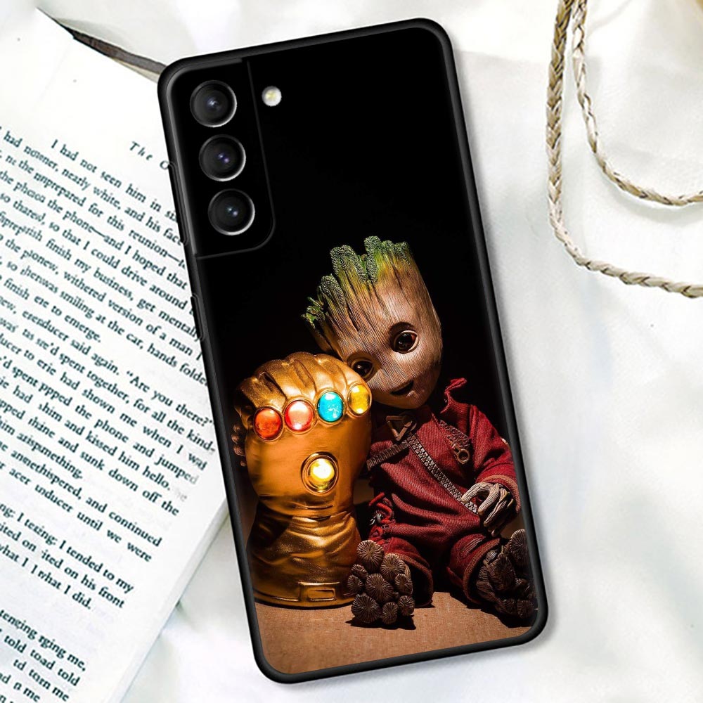 Baby Marvel Groot S24Ultra Cases For Samsung Galaxy S23FE S21 S20 FE ...