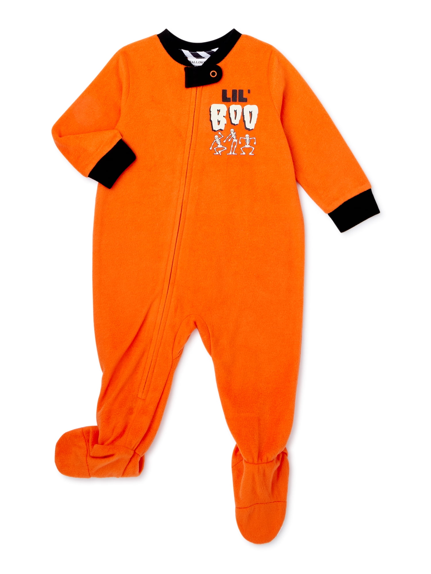 Baby Matching Family Halloween Pajamas Boo Crew Sleeper - Walmart.com
