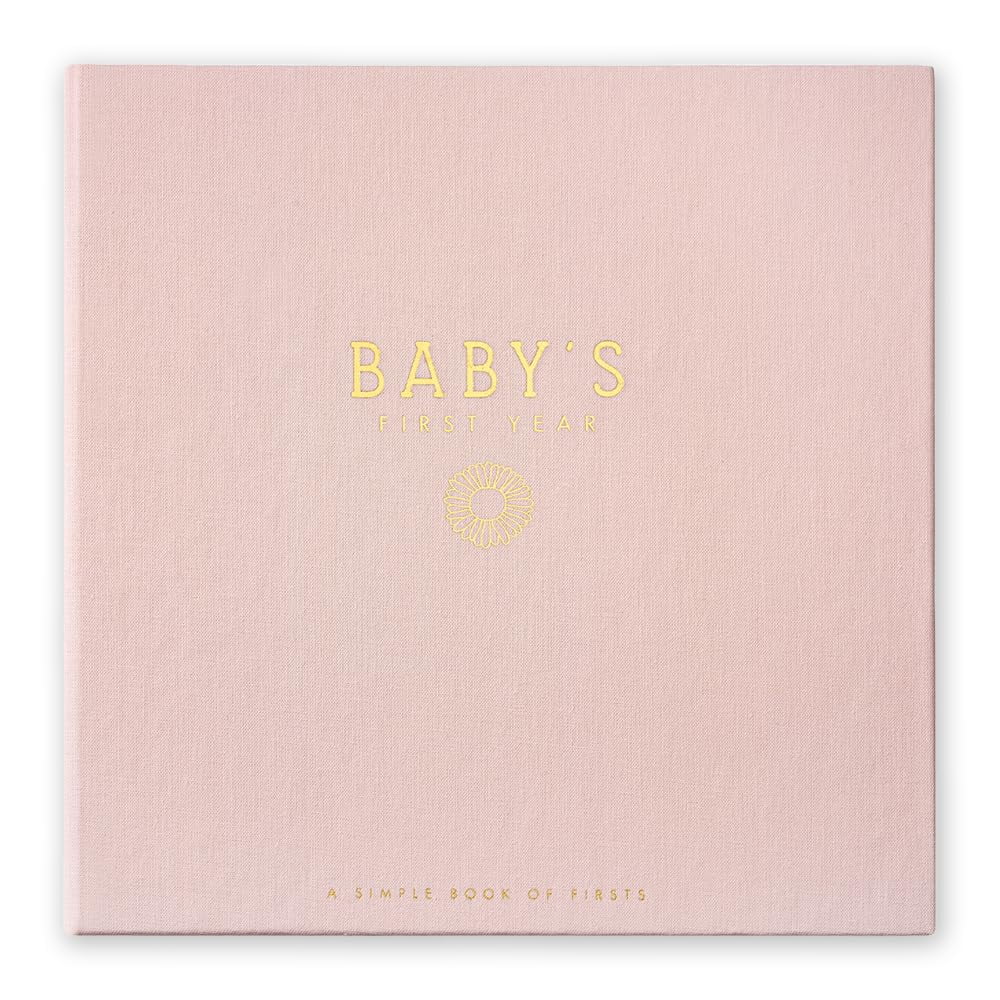 Baby Memory Book - Wildflower Meadow | Floral Baby Girl First Year ...