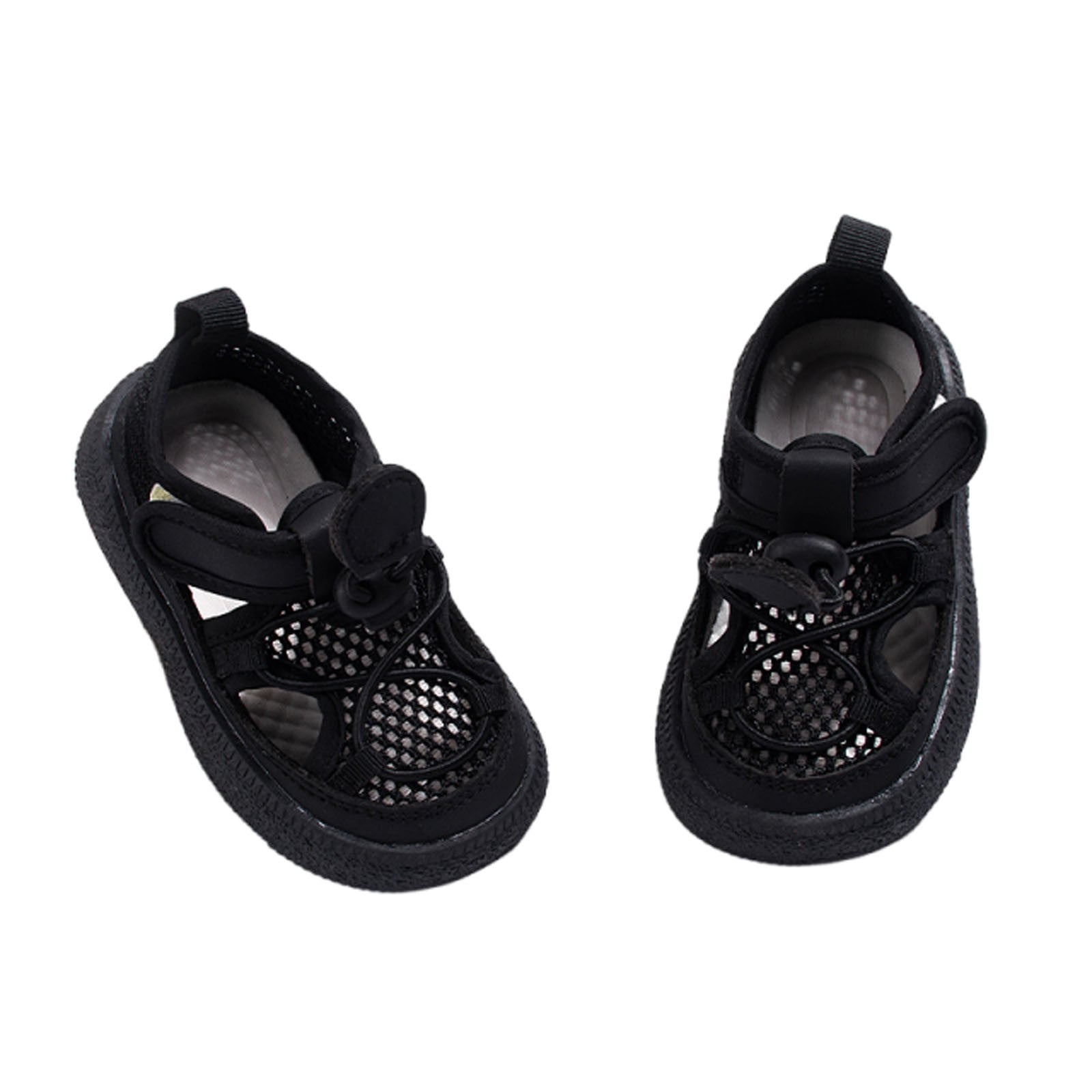 Baby Mesh Closed Toe Sandals Non- Soft Sole First Walker Shoes ...