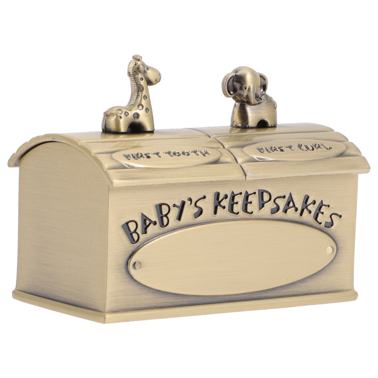 Baby Metal Tooth Box Kids Keepsake Teeth Case Milk Teeth Container ...