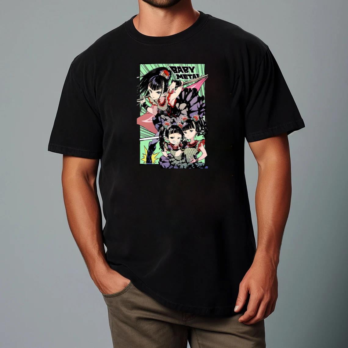 Baby Metal V2 Vintage Gift Fashion Style Kawaii Metal Fox God Babymetal ...