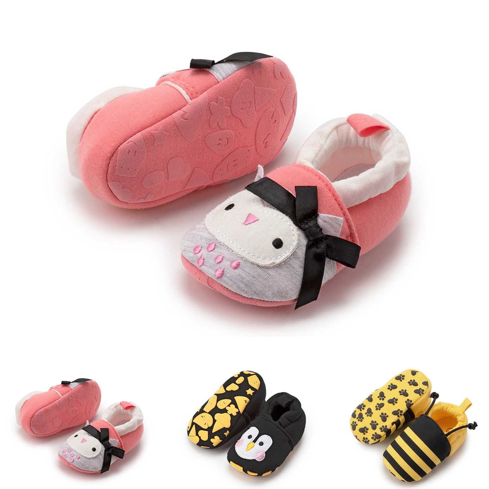 Baby Mid-Top First Walker Shoes Baby Boy Girl Penguin Barefoot Shoe ...