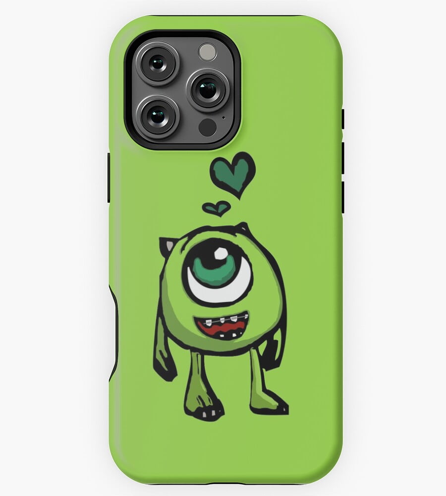 Baby Mike Wazowski in love GA8467 Phone Case for iPhone 11 to 17 Pro ...