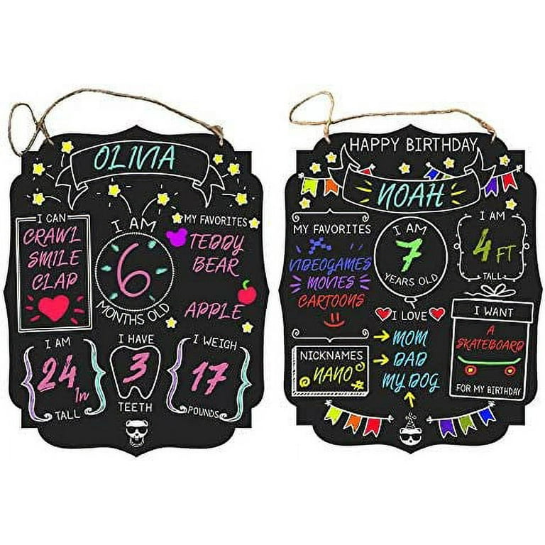 Monthly Birthday Signs