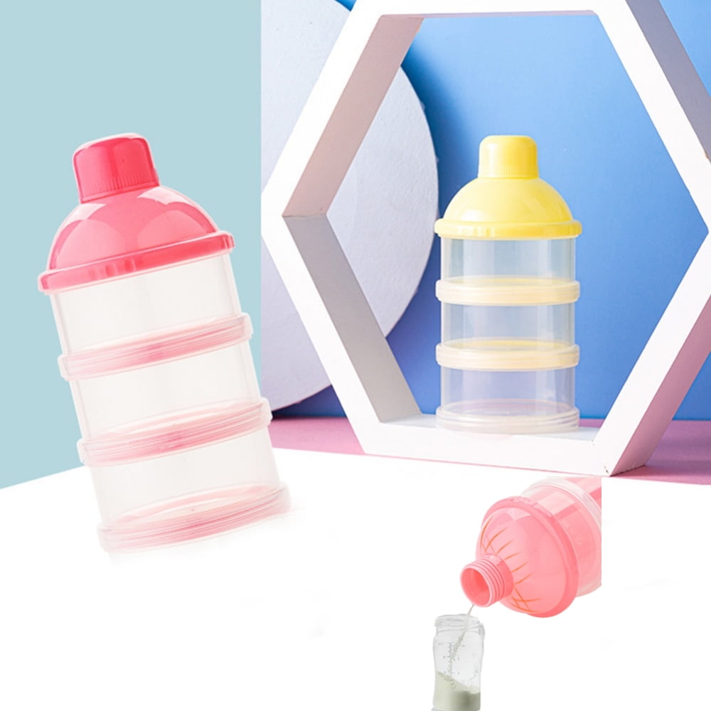 Baby Milk Powder Formula Dispenser, 3-Layer Stackable Formula Container ...