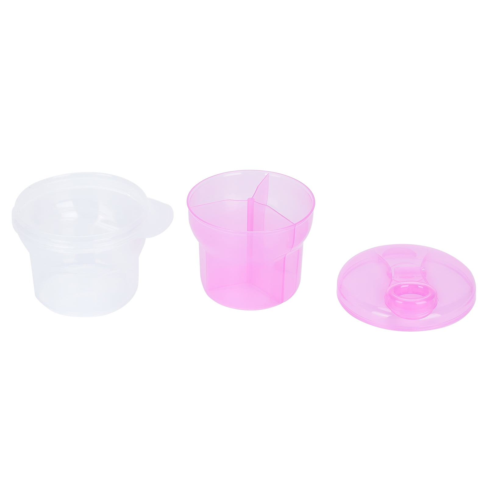 Baby Milk Powder Formula Dispenser Feeding Storage Container Double Layer Detachable BoxPink ...