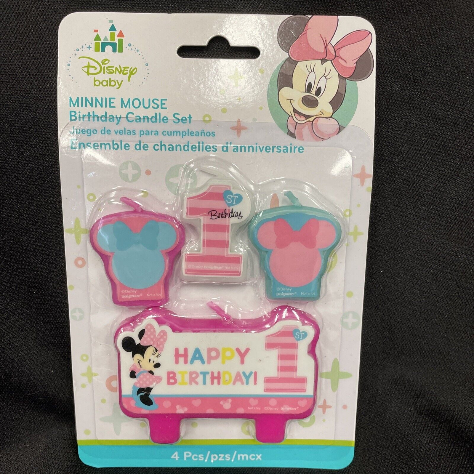 Baby Minnie Mouse Candle MINNIE DREAM PARTY BIRTHDAY CANDLE | Kids