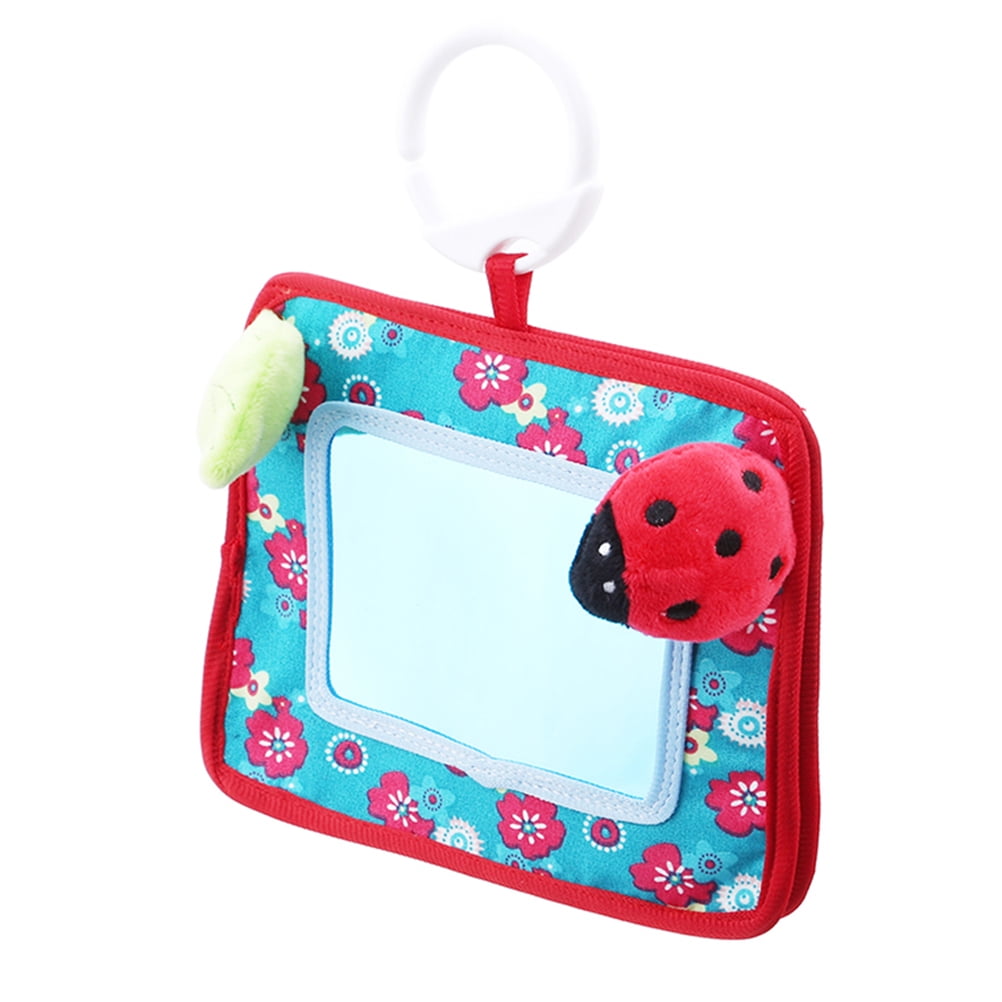Baby Mirror Toys 2 in 1 Crib and Floor Mirror Infant Development Toys ...