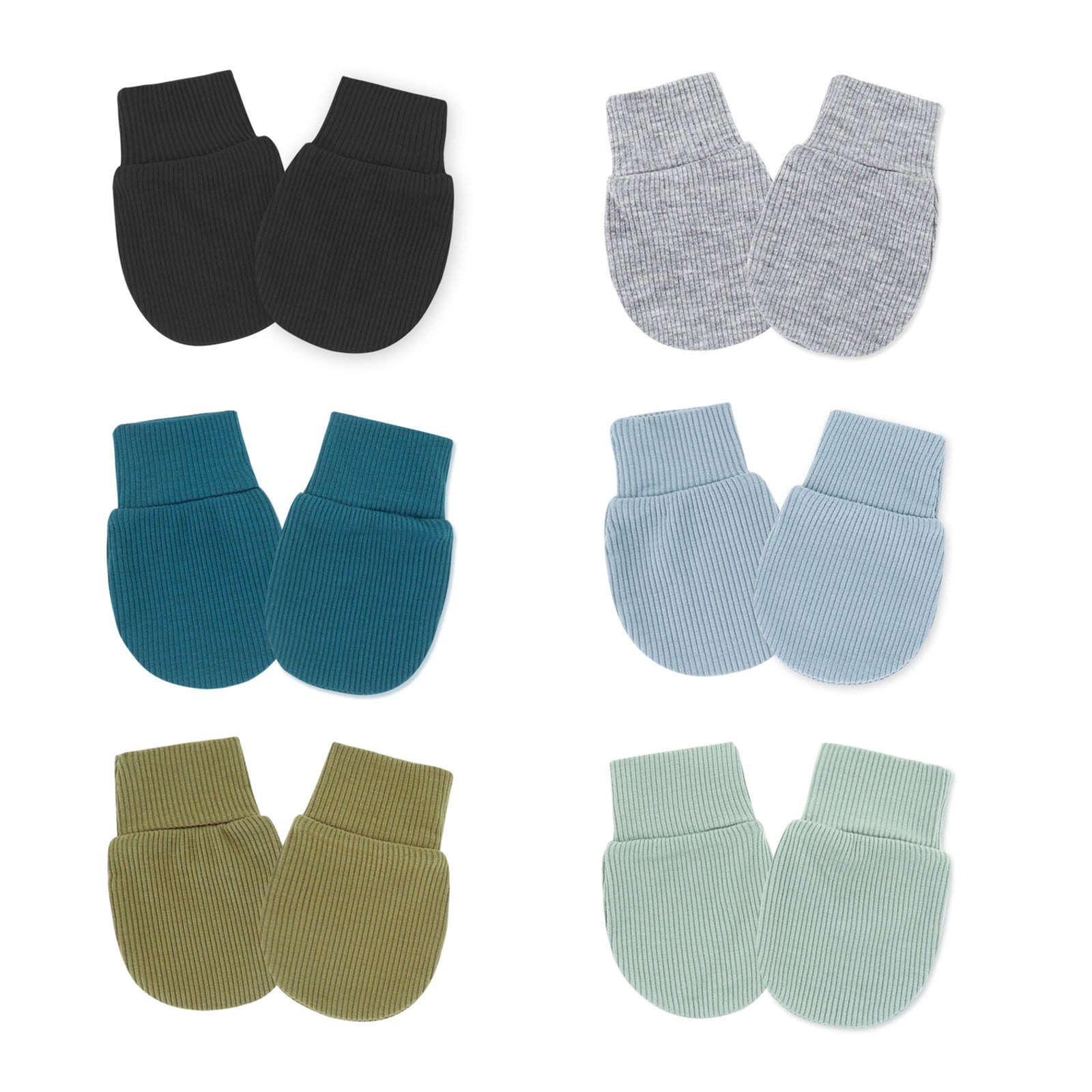 Baby Mittens Anti Scratch Mittens Toddler Mitts Cotton Gloves Newborns ...