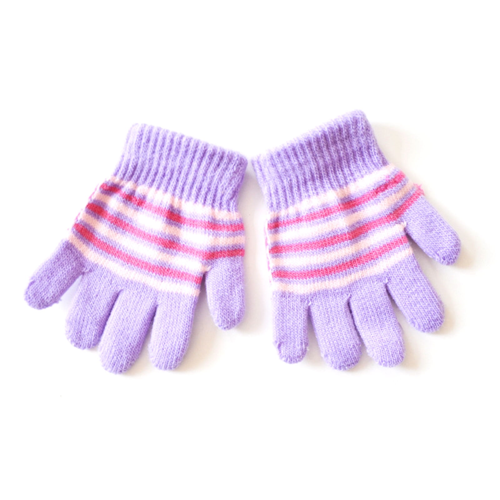 Baby Mittens Full Finger Gloves Cozy Knitting Autumn Hand Warmer Child ...
