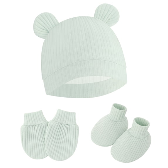 Baby Mittens Socks Hat Mittens Toddler Cotton Gloves Mitts Footwear ...
