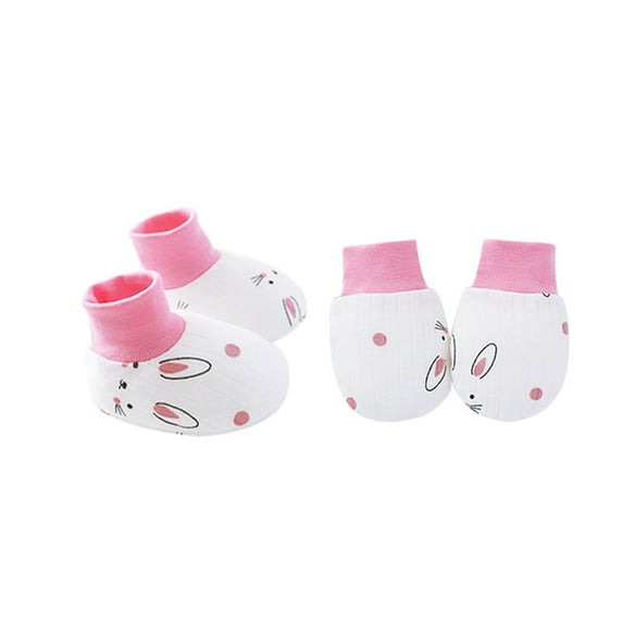 Baby Mittens Socks Set Mittens Toddler Cotton Gloves & Footwear Baby ...