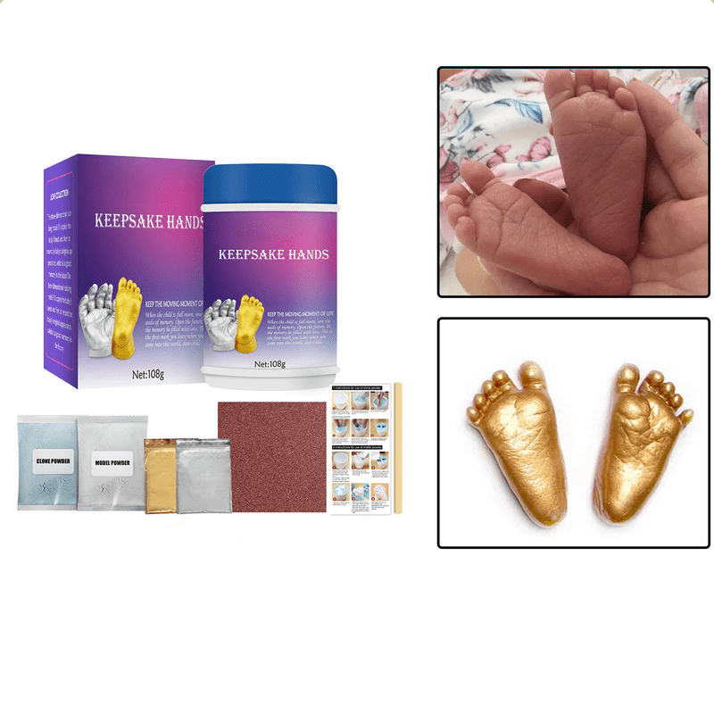 Baby Molding Powder - Refill for Baby Hand & Feet Mold Casting Kit ...