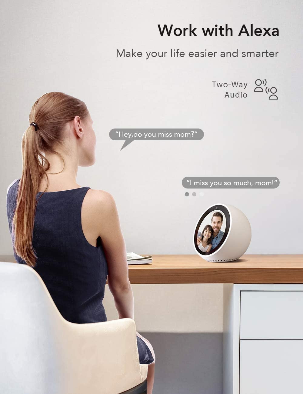 Baby Monitor with Camera and Audio 1080P Night Vision Motion and Sound ...