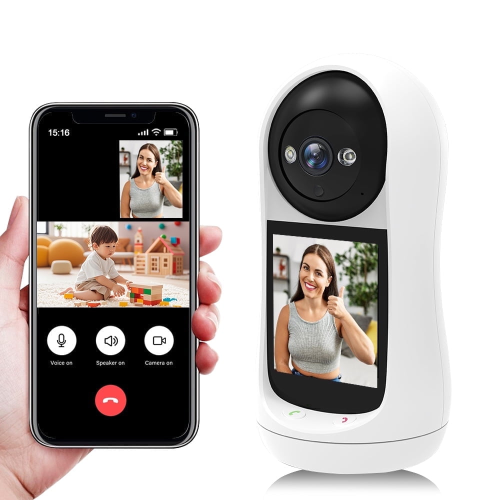 Baby Monitor with Two Way Video Call, 1080P HD Wifi Cameras W/ 2.8 ...