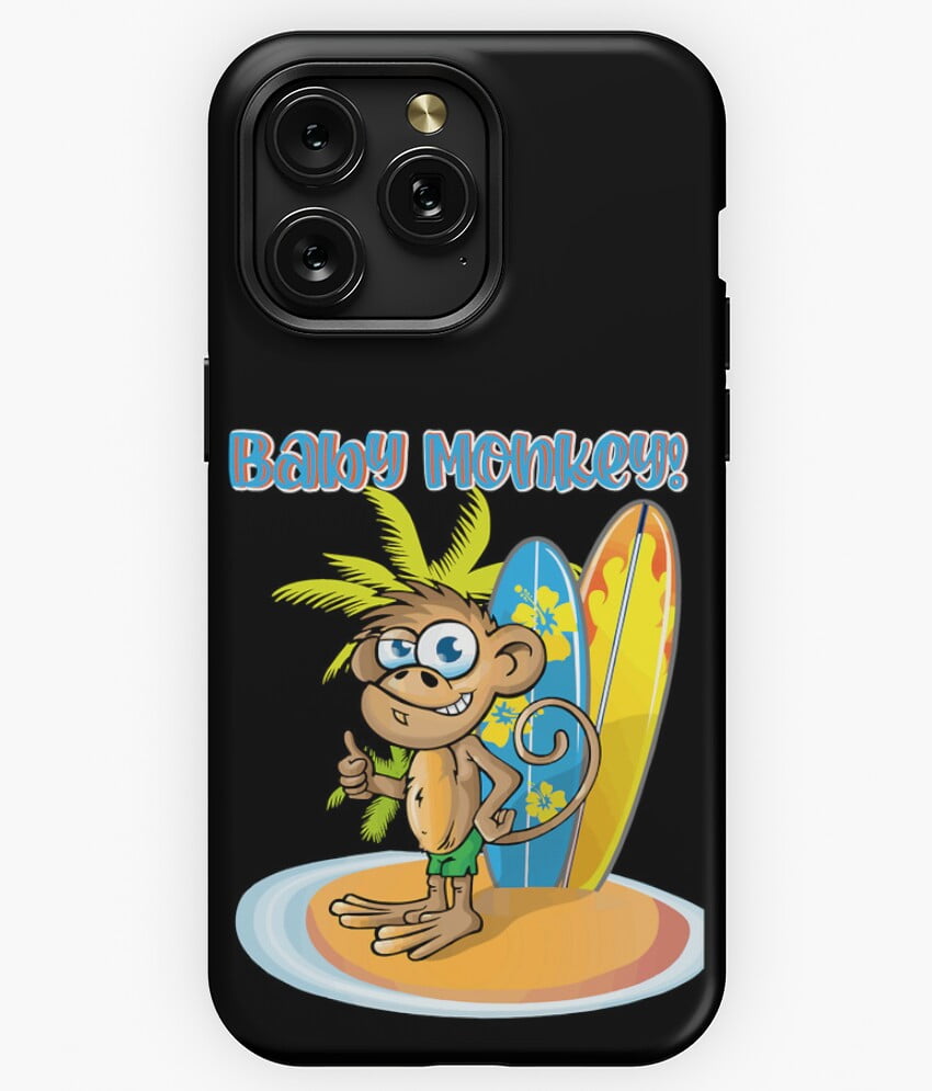 Baby Monkey Cute Summer Beach Days Graphic Design A1771 Phone Case for ...