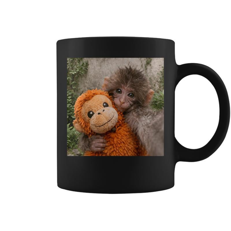 Baby Monkey Punch Selfie Meme Punch Selfie Coffee Mugs - Walmart.com