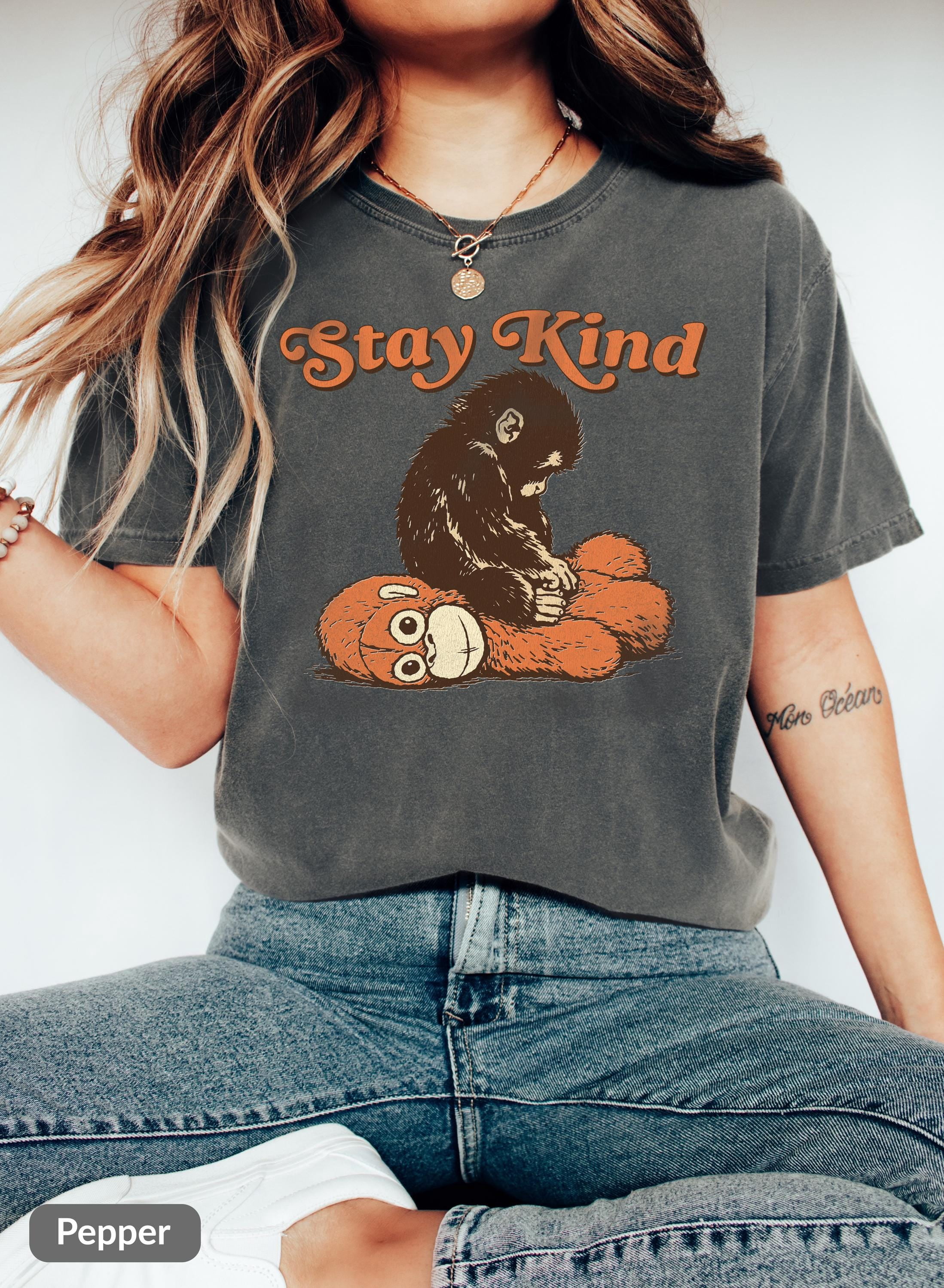 Baby Monkey Punch Shirt, T-Shirt, Punch Viral Monkey Graphic Tee ...