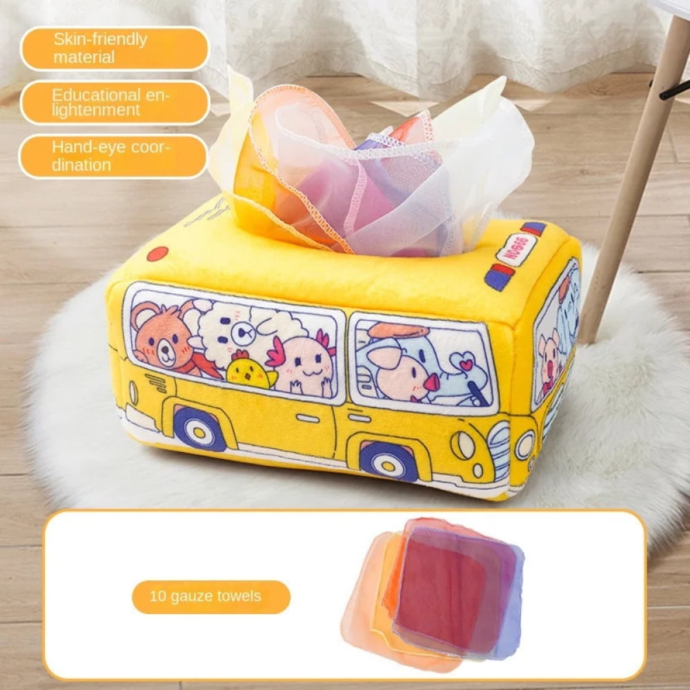 Baby Montessori Toy,Magic Tissue Box,Educational Learning Activity ...